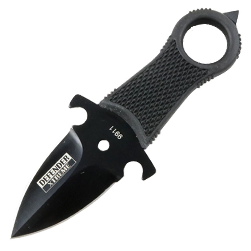 Defender-Xtreme 5" Full Tang Tactical Survival Neck Knife with Sheath ...